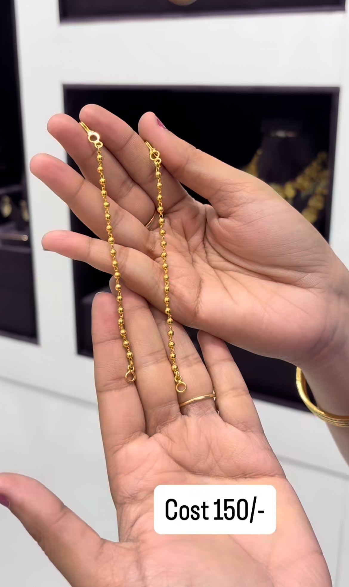 Beautiful gold matilu – Sujatha Gold Covering Works