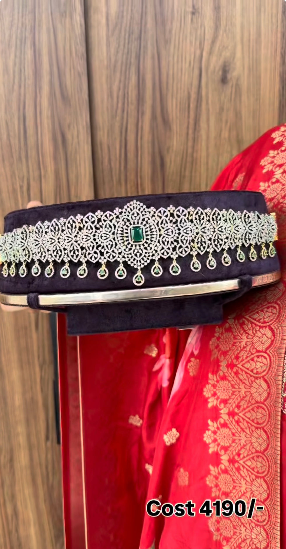 Beautiful GJ Vaddanam – Sujatha Gold Covering Works
