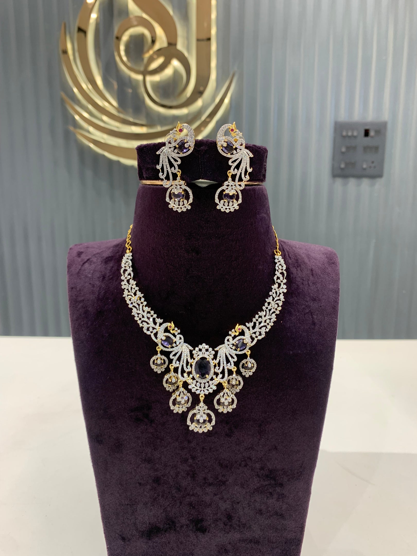 Beautiful GJ necklace – Sujatha Gold Covering Works